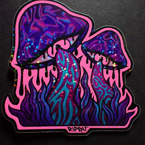 Uv Reactive Stickers - Etsy