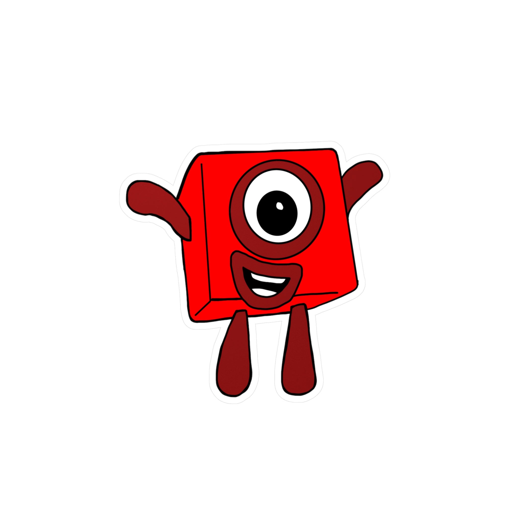 Numberblocks Kiss-cut Vinyl Decal Numberblocks Sticker Number Blocks ...