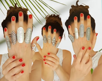 Full Finger Ring | Etsy