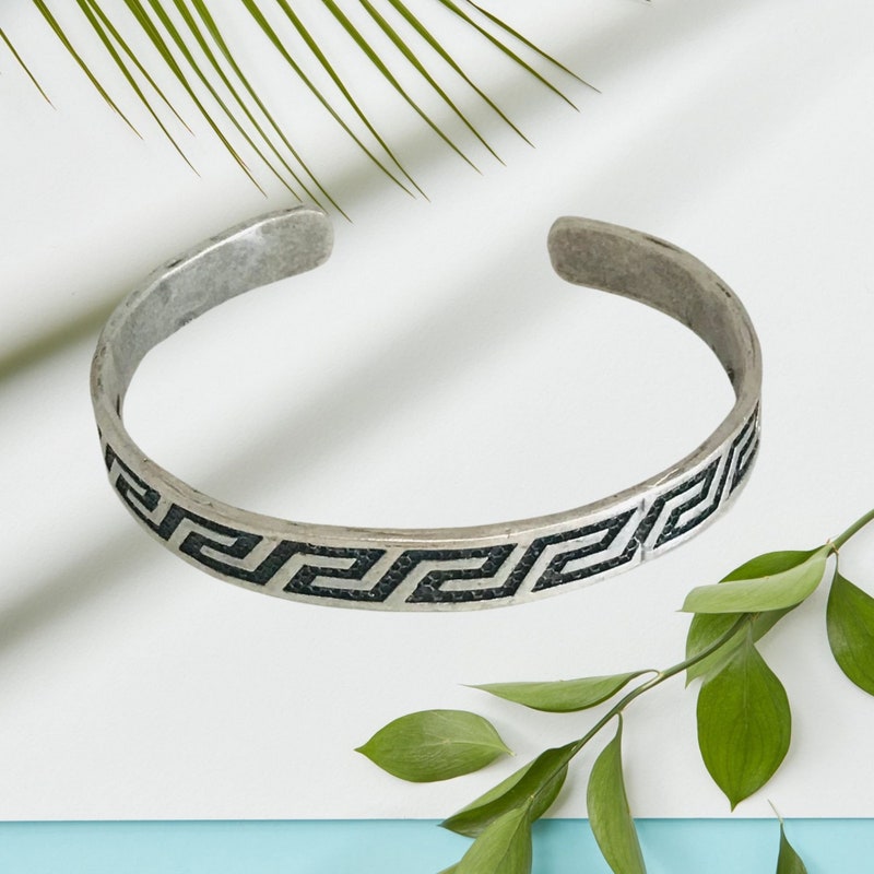 Greek Key Bracelet - Etsy