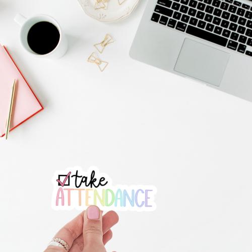 Take Attendance Sticker - Etsy