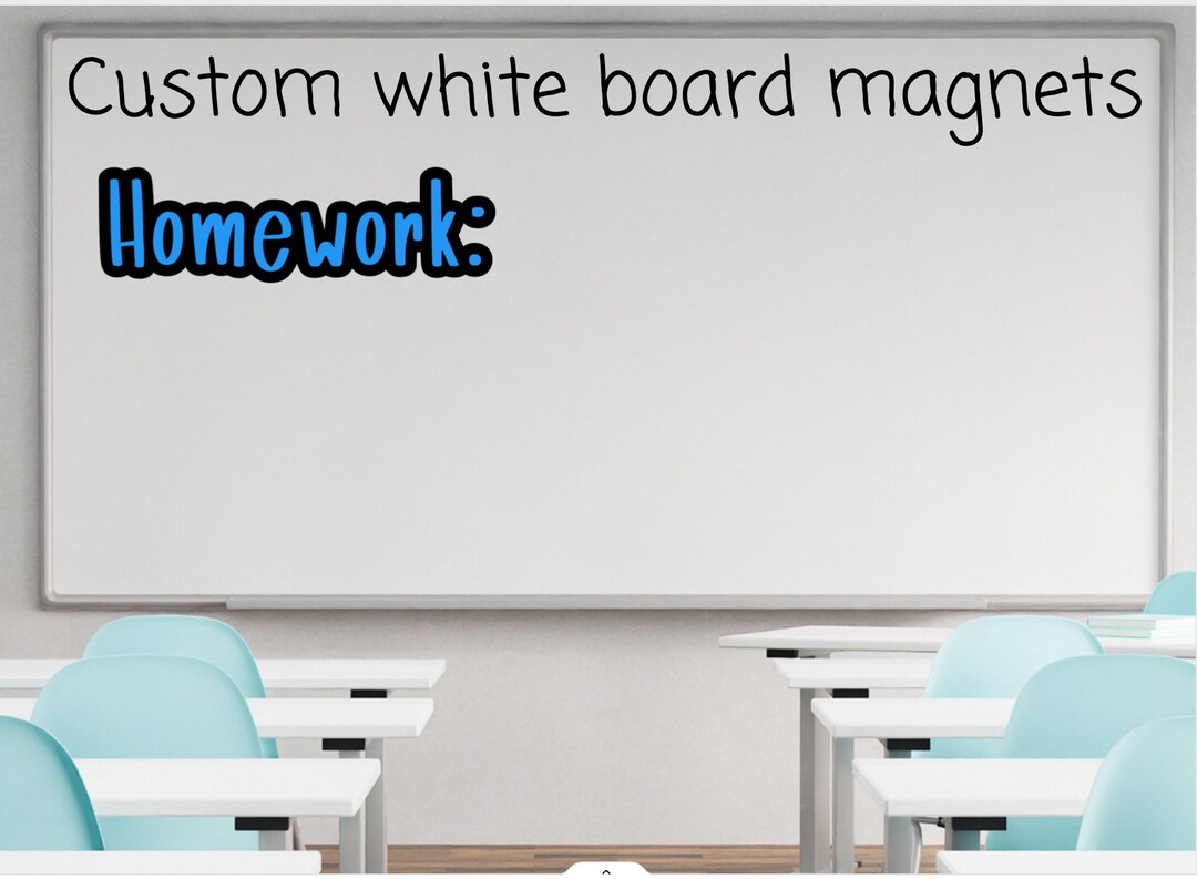 Custom White Board Magnets | 1 Magnet | Teacher Homeschool Classroom ...