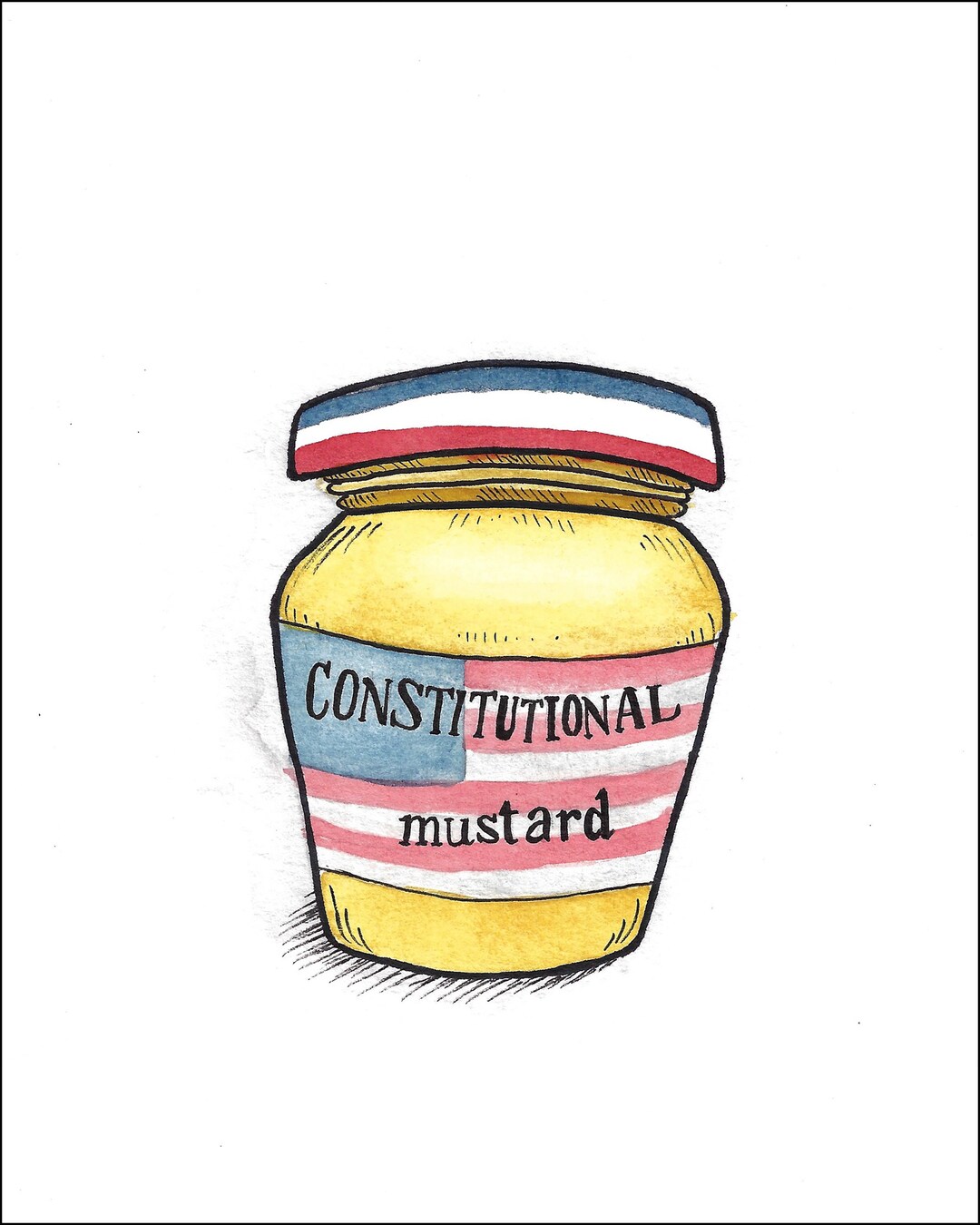 Constitutional Mustard - Etsy