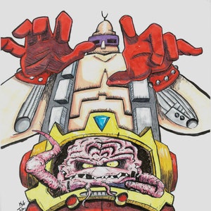 TMNT Kraang Original Artwork - Etsy