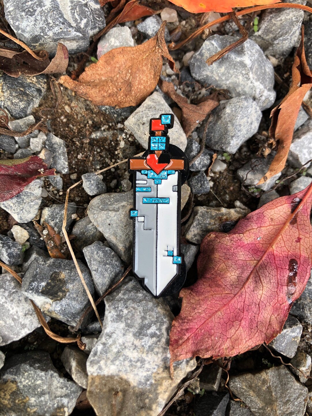 8-bit Sword Enamel Pin - Etsy