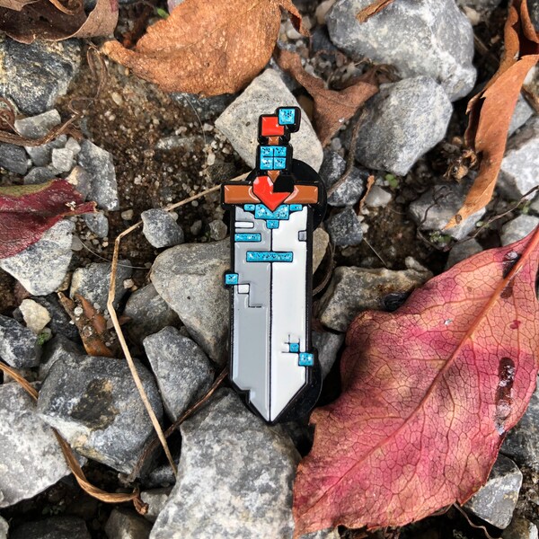 Sword Enamel Pin - Etsy