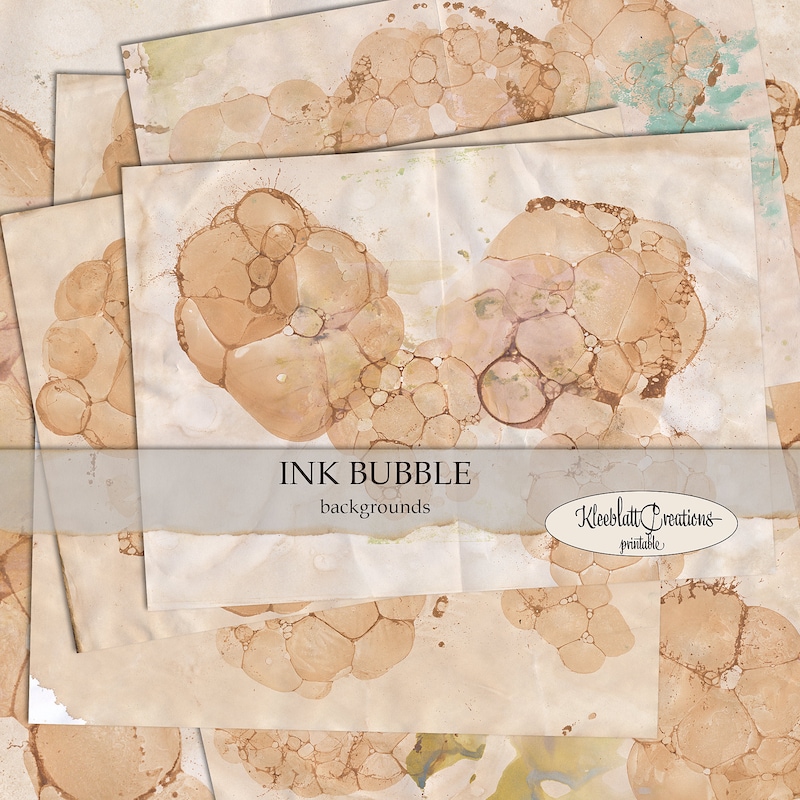 Bubble Digital Paper - Etsy