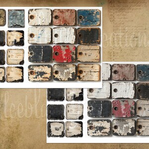 BLANCO LABELS Grungy Vintage Labels, Blank Labels, Ephemera, Collage ...