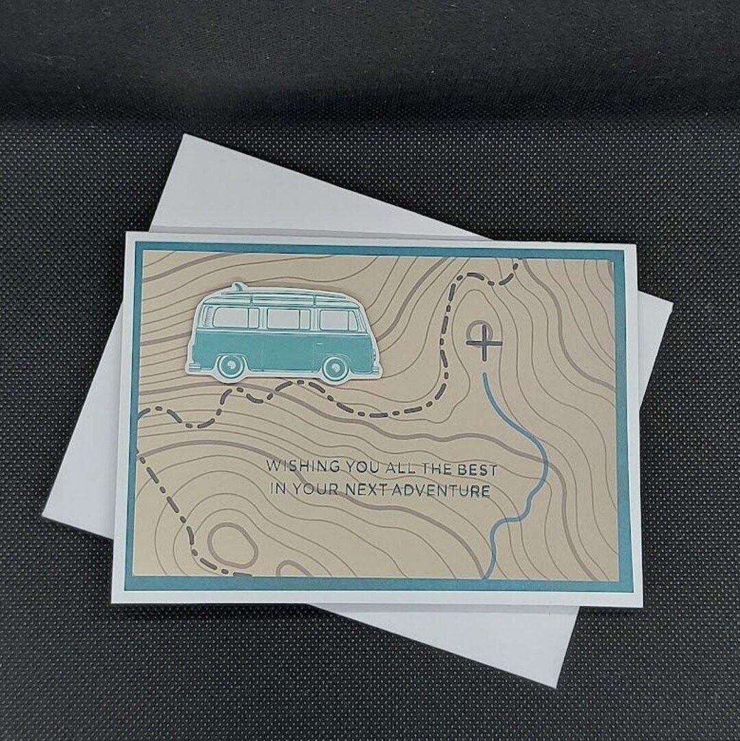 Van Retirement Card Greeting Card Road Trip Adventure Card - Etsy