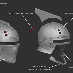 Bounty Hunter Helmet Kit Star Wars - Etsy