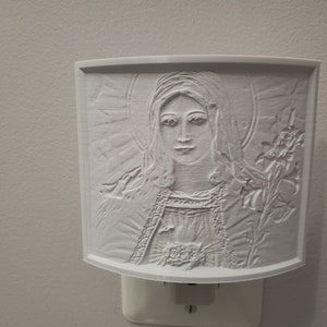 Blessed Mother Mary Night Light - Etsy