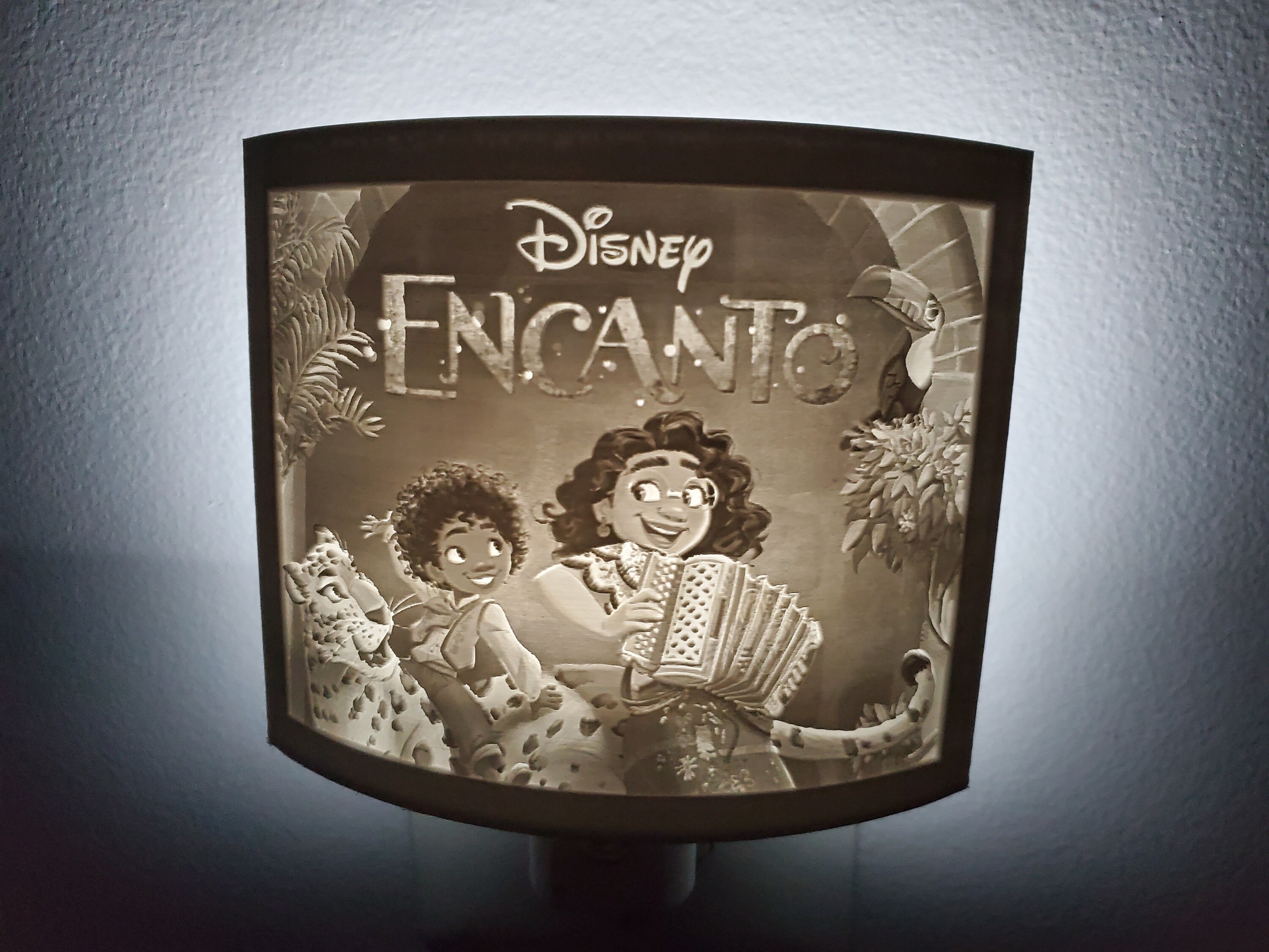 Night Lights Disney 3D Printed Encanto Magic Candle Night Light Disney ...