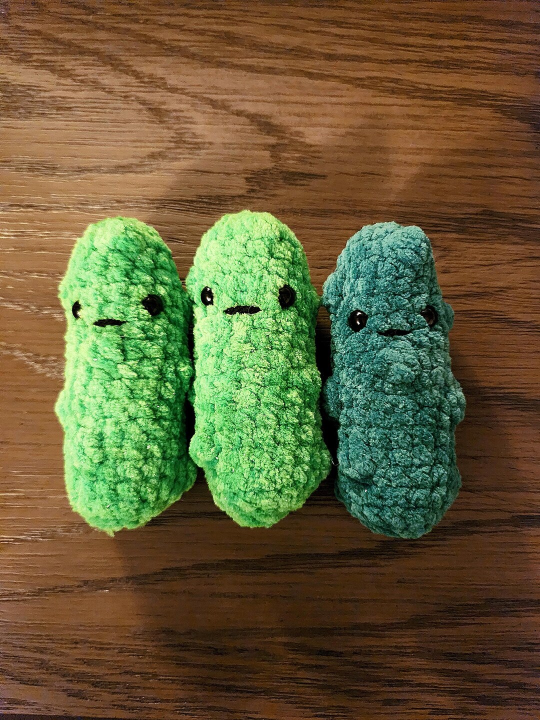 Crochet Pickle Plushie, Amigurumi Pickle, Soft Plush Pickle - Etsy