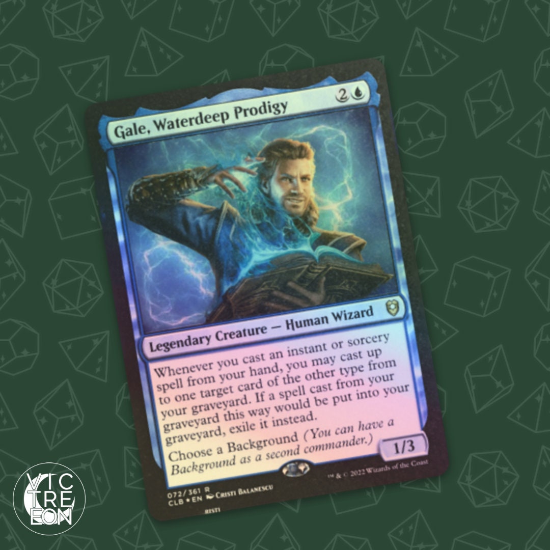 Gale, Waterdeep Prodigy MTG Holo Sticker - Etsy