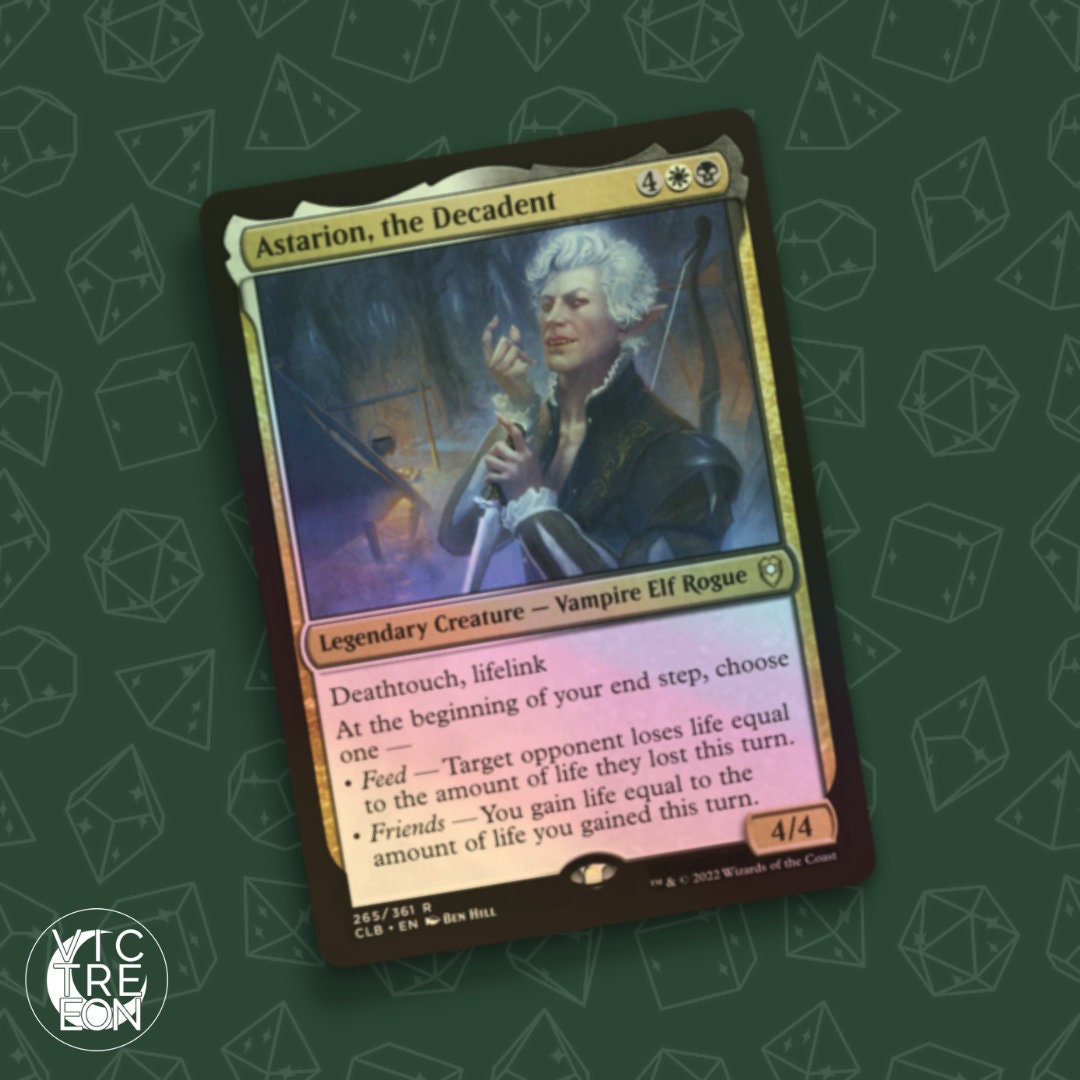 Astarion, the Decadent MTG Sticker - Etsy