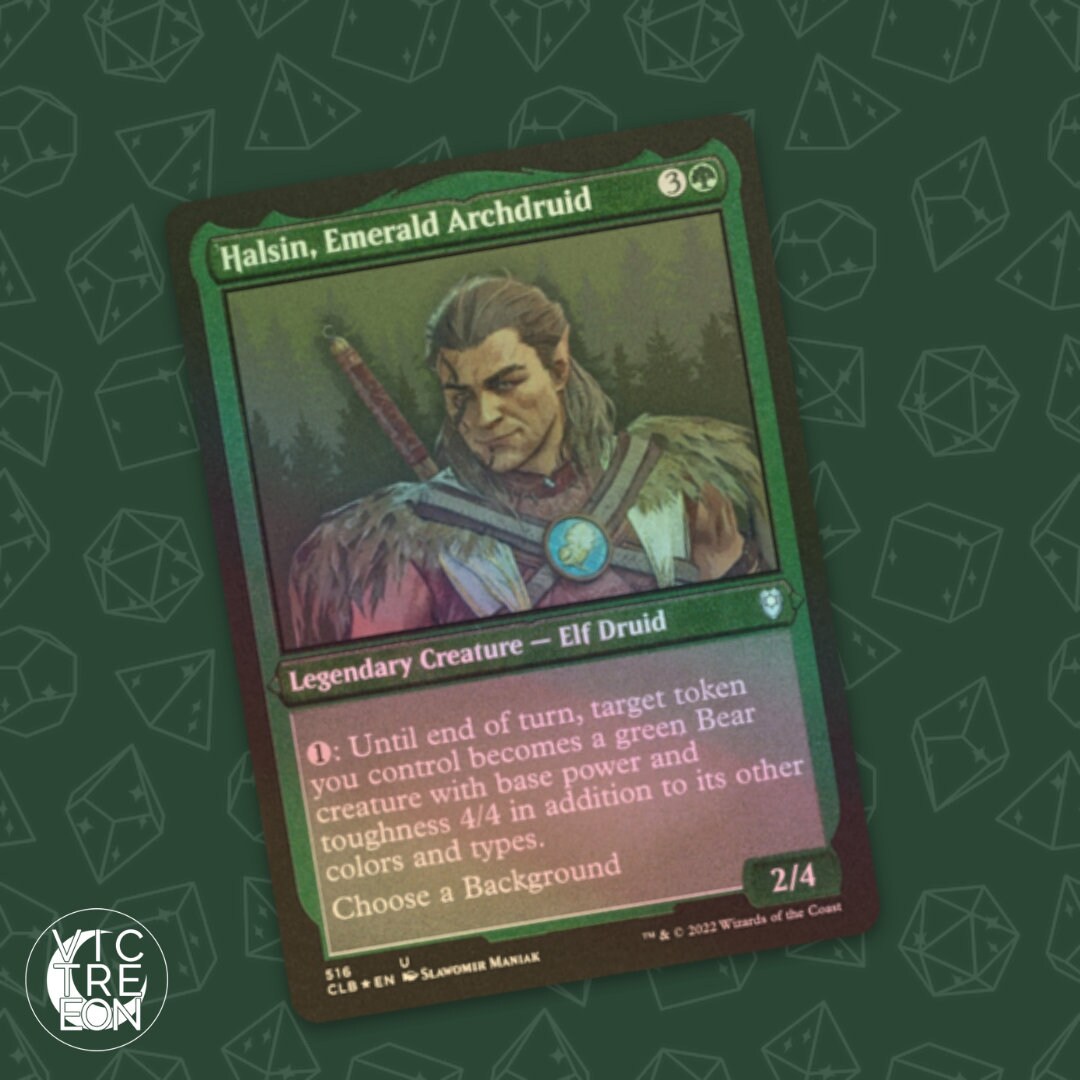 Halsin, Emerald Archdruid MTG Holo Sticker - Etsy