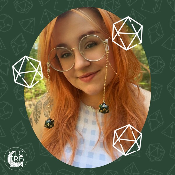 D20 Glasses Chain - Etsy