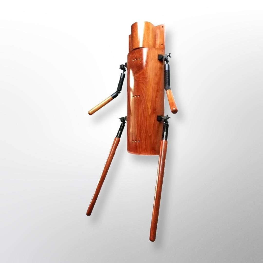 Wall Mounted Wing Chun Wooden Dummy and Portable Arms, Legs | Wing Tsun ...