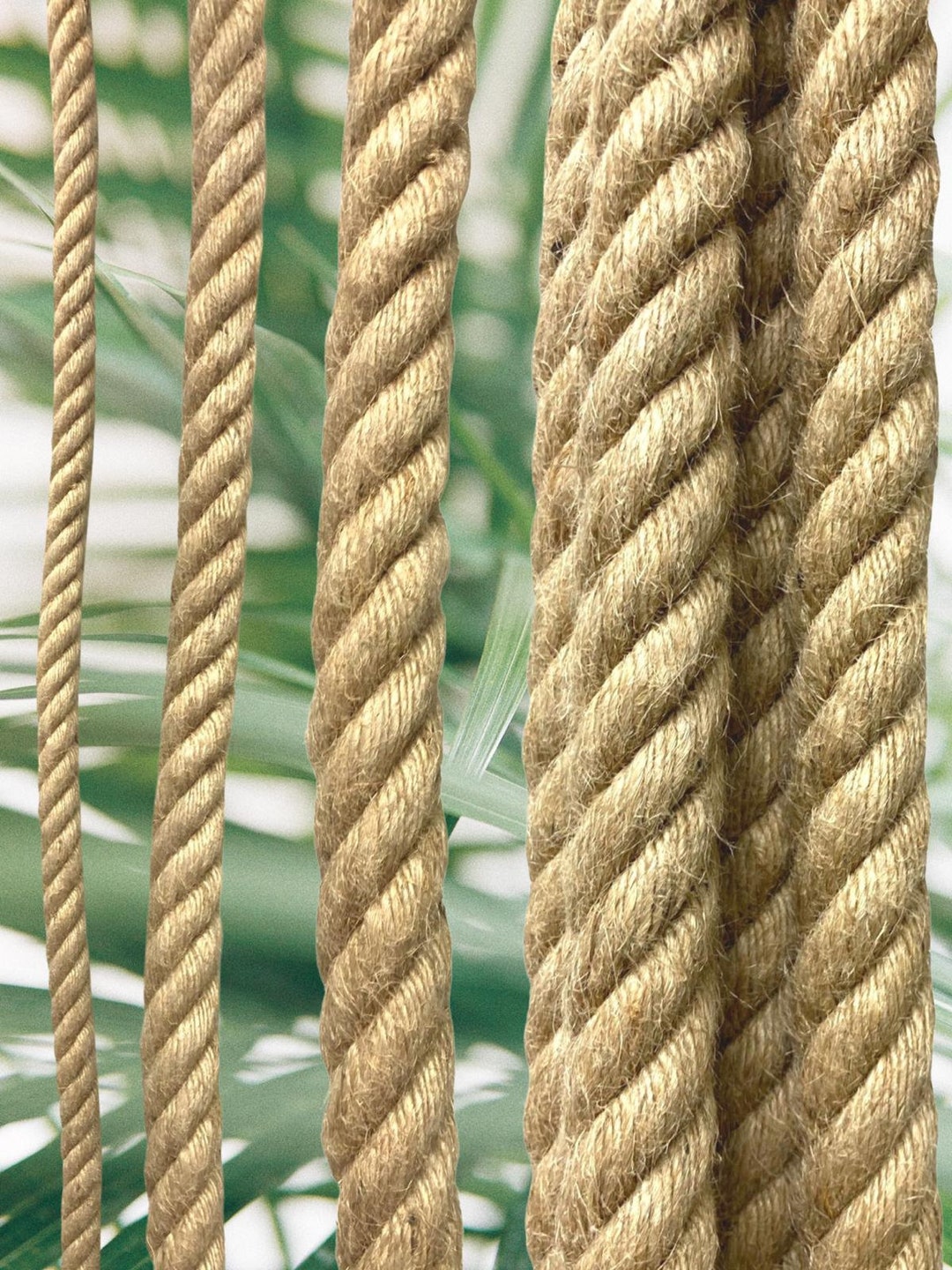 Natural Hemp Jute Rope Swing Rope Braided Twisted Boating Sash Decking ...