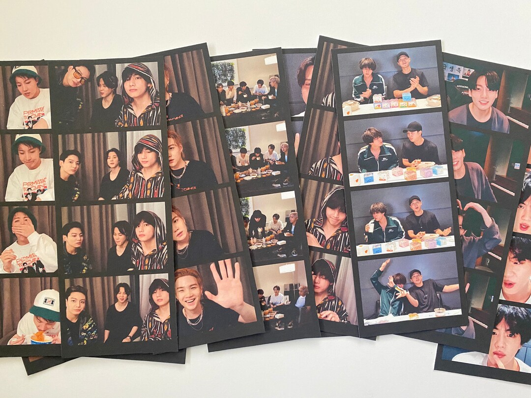 BTS VLIVE Photo Strips - Etsy
