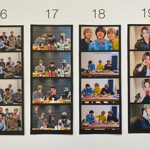 BTS VLIVE Photo Strips - Etsy