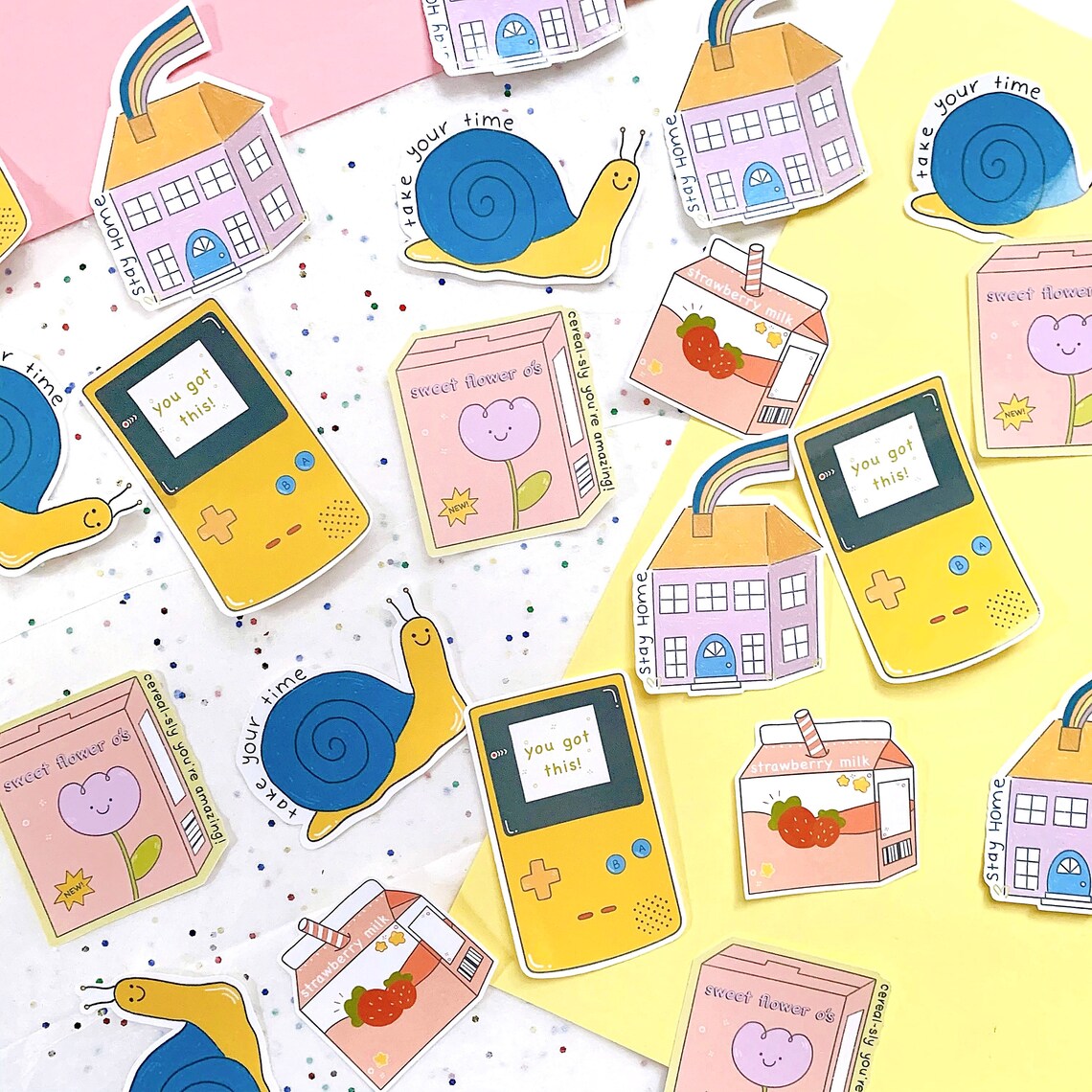 Cute Colorful House stay Home Die Cut Sticker Laptop - Etsy