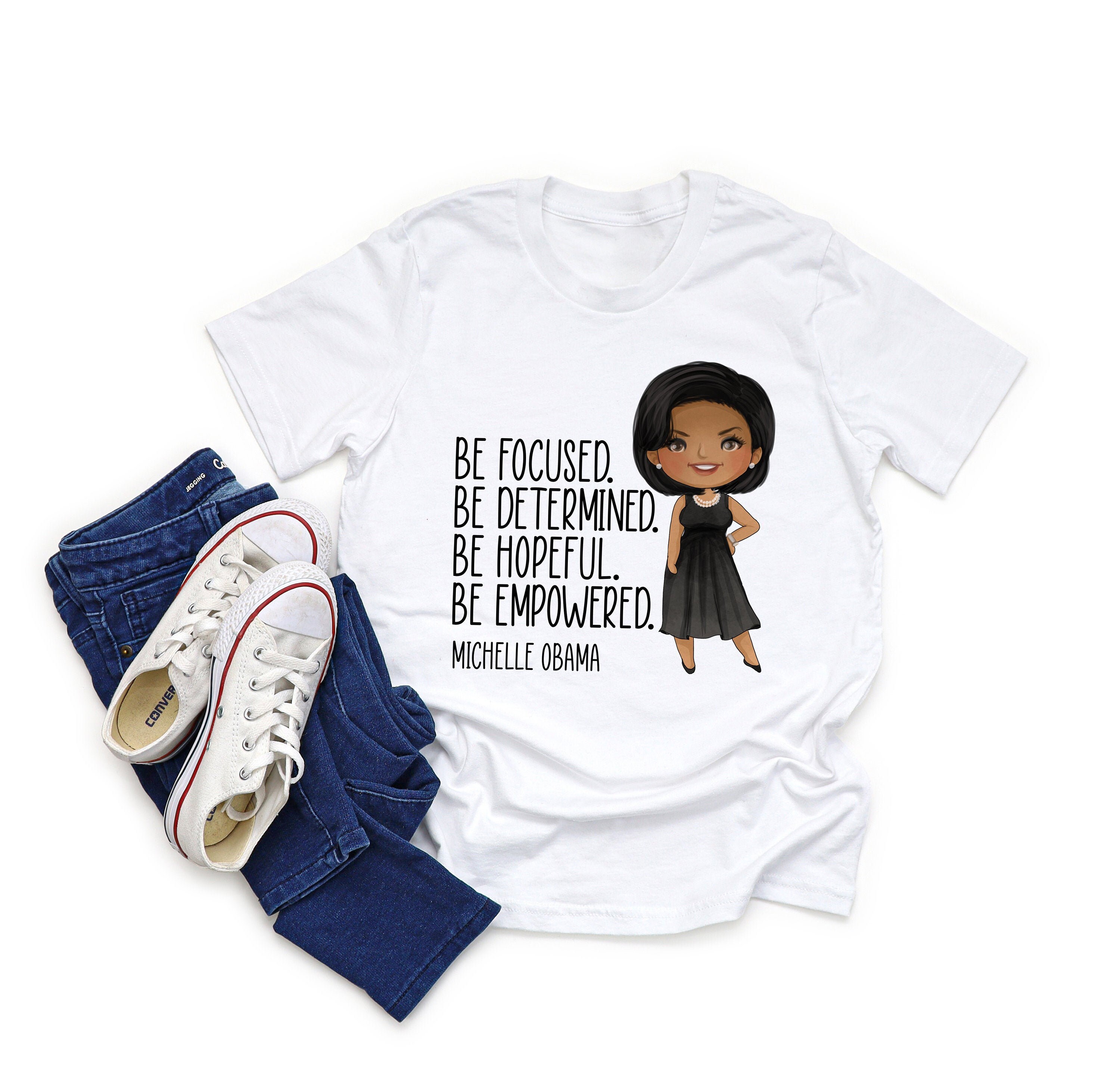 Michelle Obama Shirt Black History Month Cute Kids and - Etsy