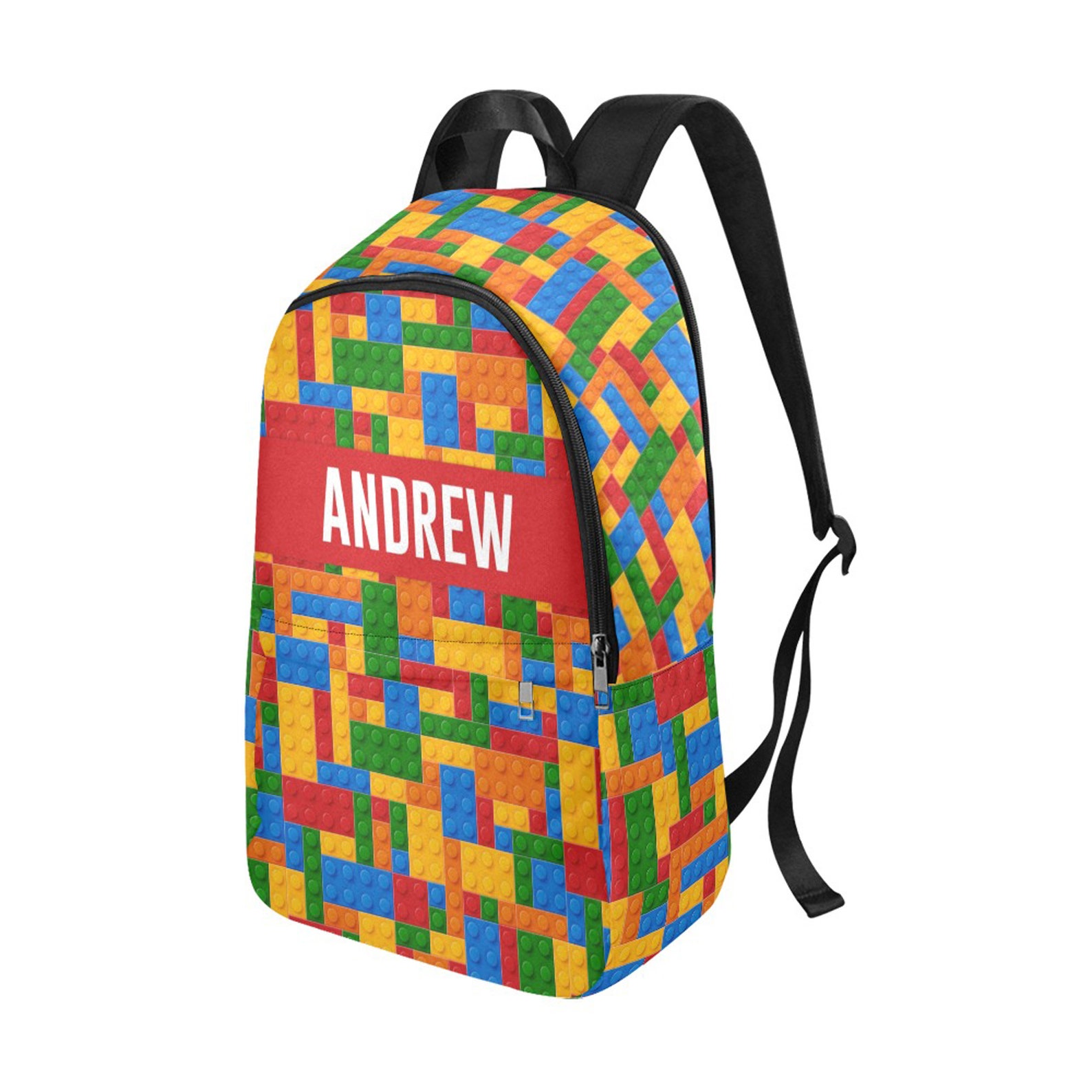 Building Bricks Personalized Backpack All-over Print Casual - Etsy