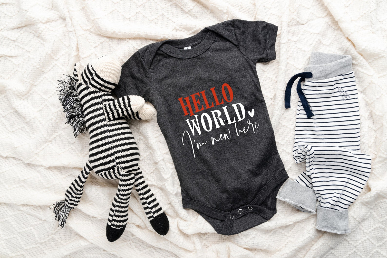 Hello World SVG, Birth Announcement Svg, Newborn, First Birthday ...