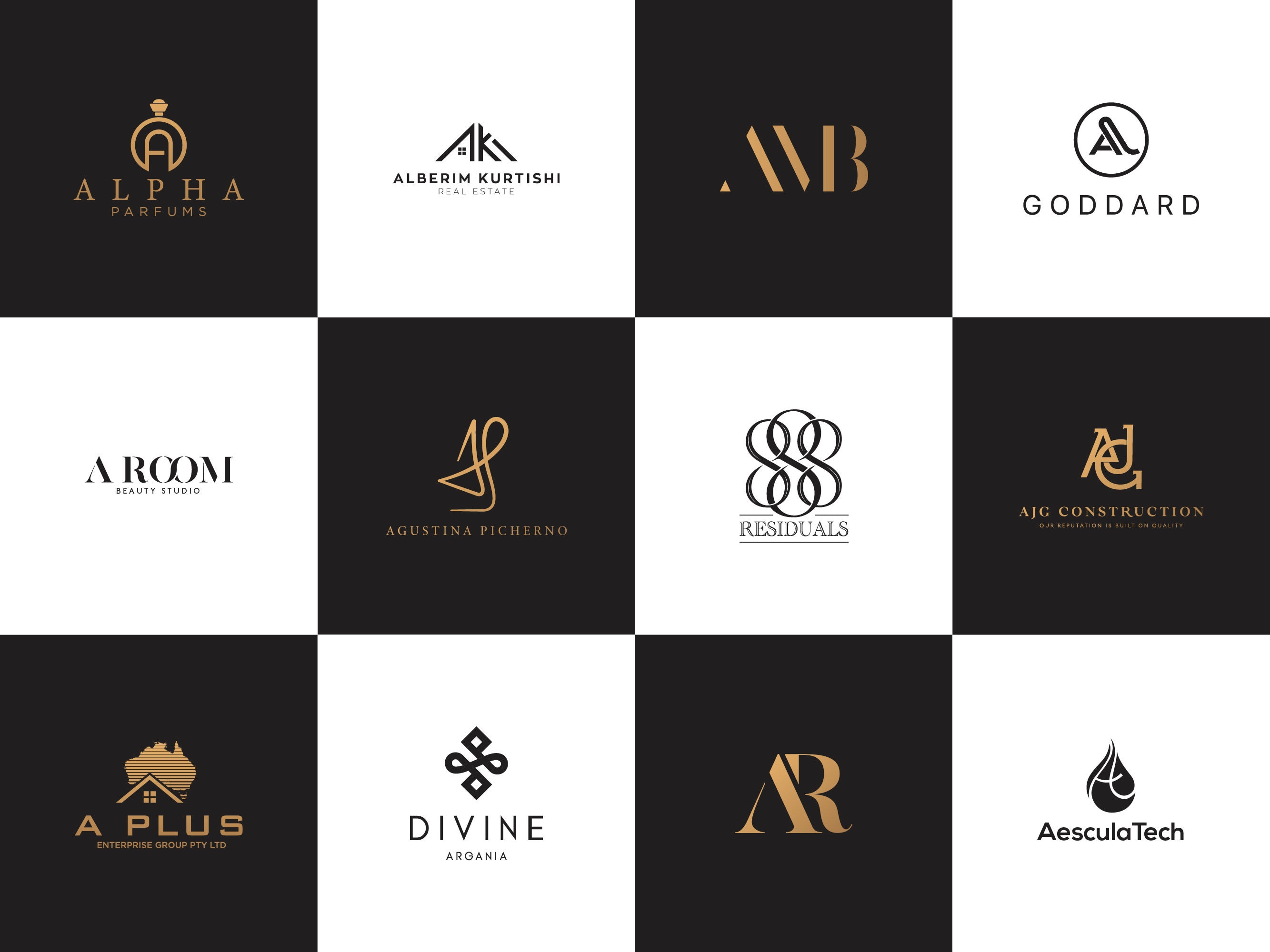 Luxury Minimalist Logo Design, Custom Logo Design, Branding Design ...