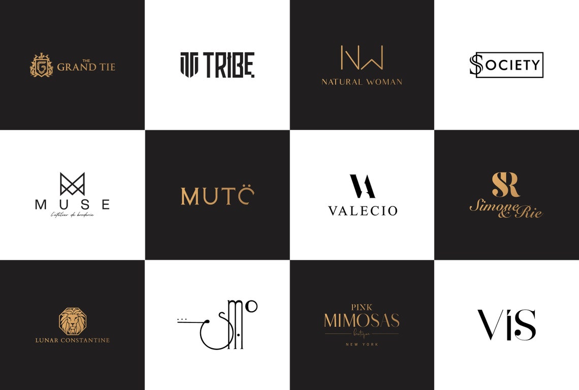 Luxury Minimalist Logo Design Custom Logo Design Branding - Etsy