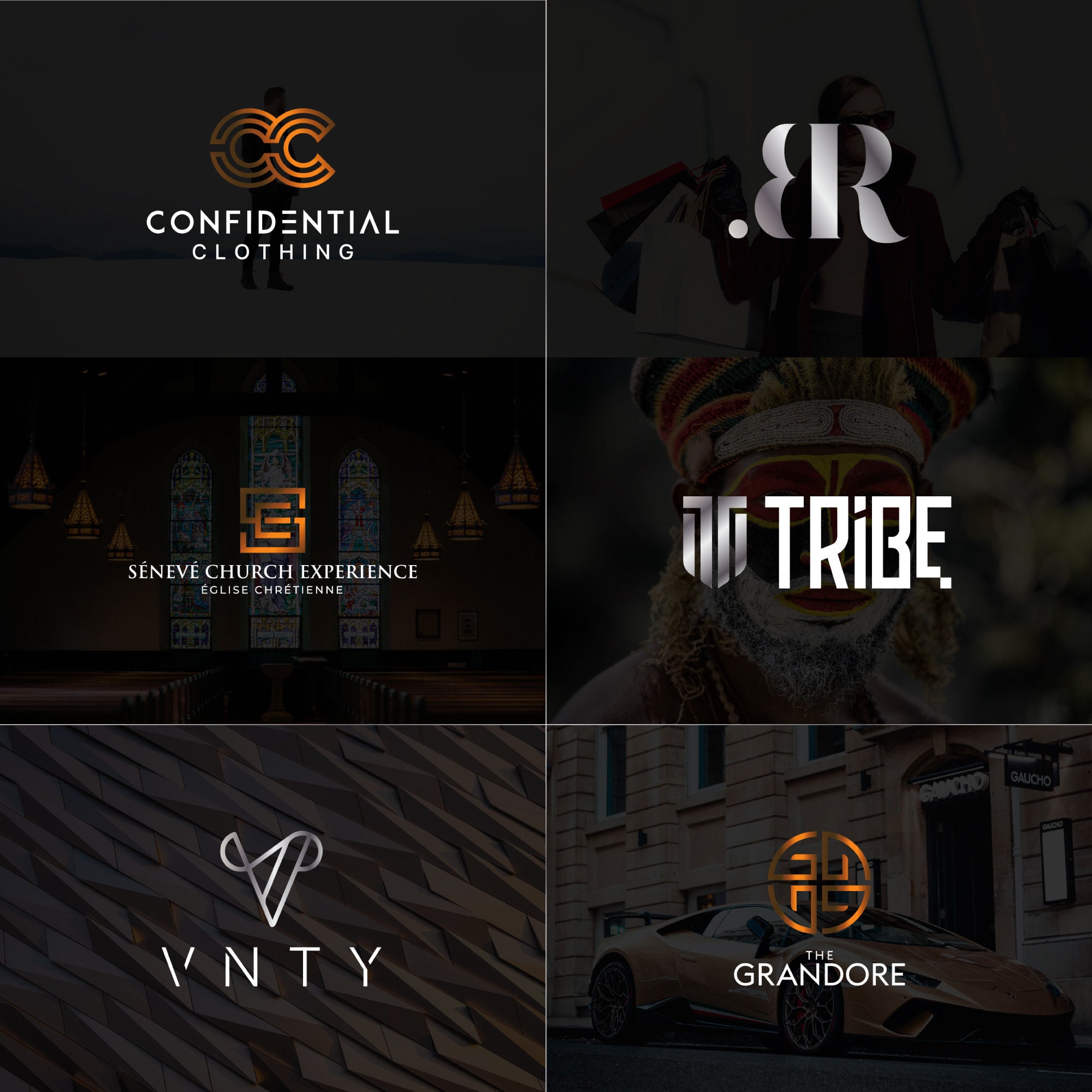 Modern Minimal Monogram Logo Design, Custom Logo Design, Branding ...