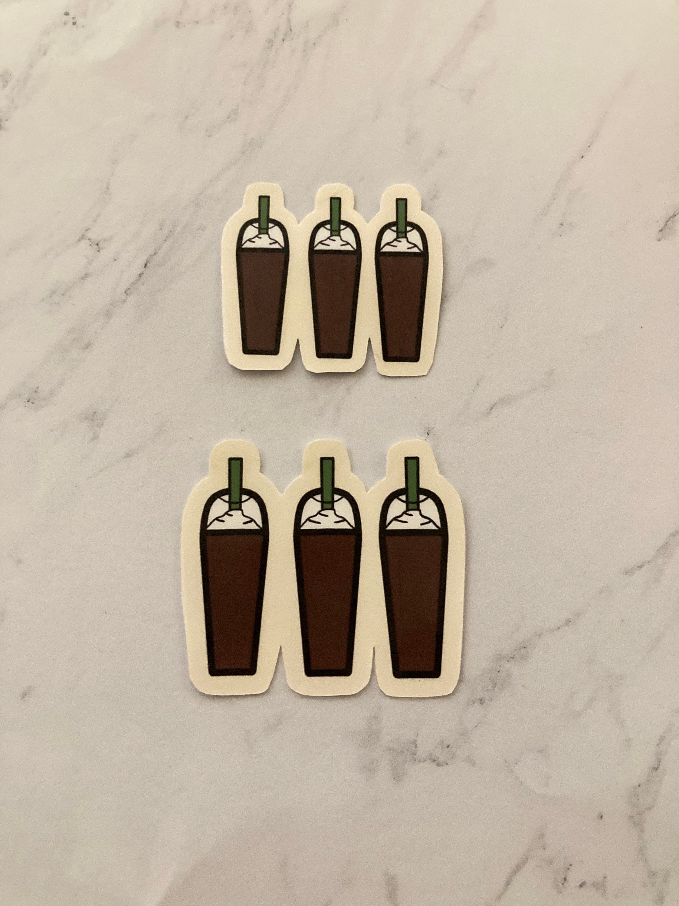 Café Frappe Sticker Vainilla Chocolate Café / Estética / | Etsy