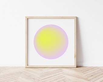 Gradient Glow Circle - Etsy