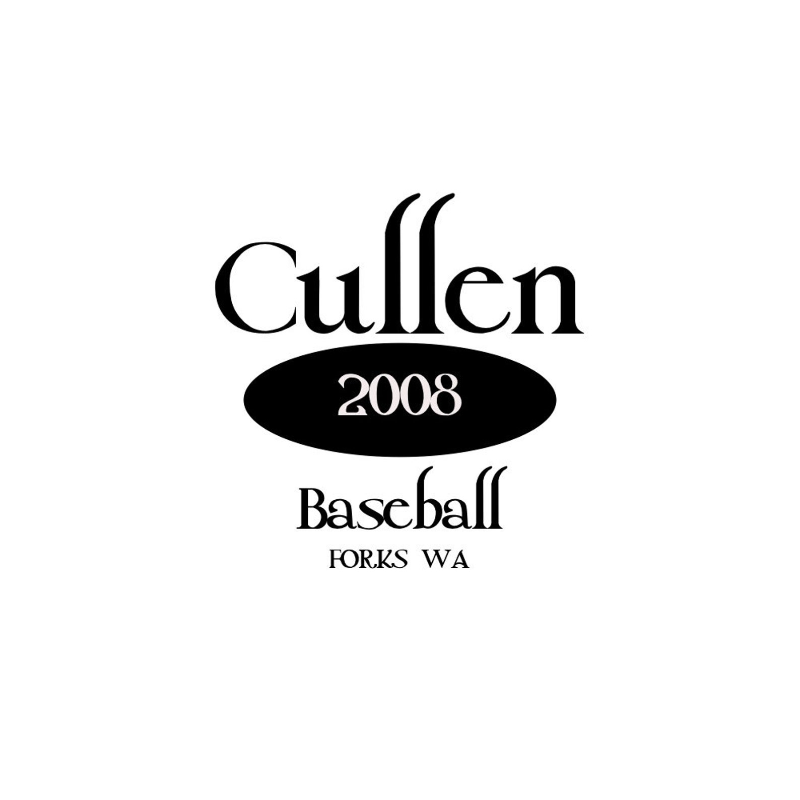 Twilight Cullen Baseball .SVG Vector Logo | Etsy