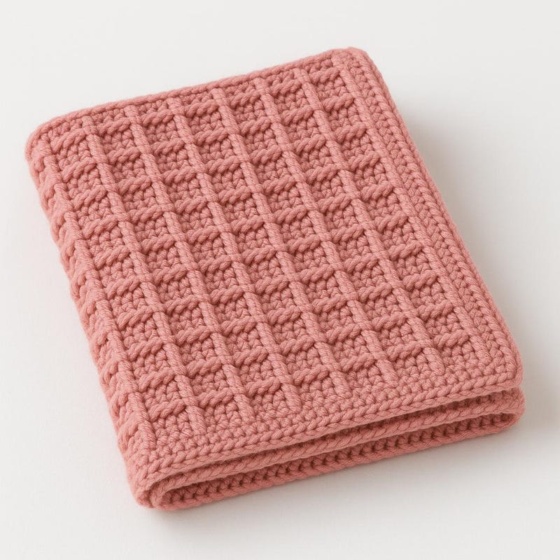 Crotchet Soft Blanket - Etsy UK