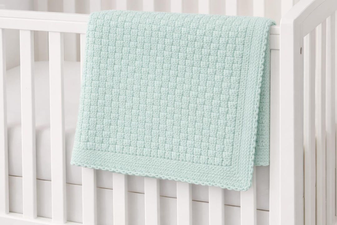 Crochet Carriage Cover Pattern – Textured Baby Blanket - Etsy