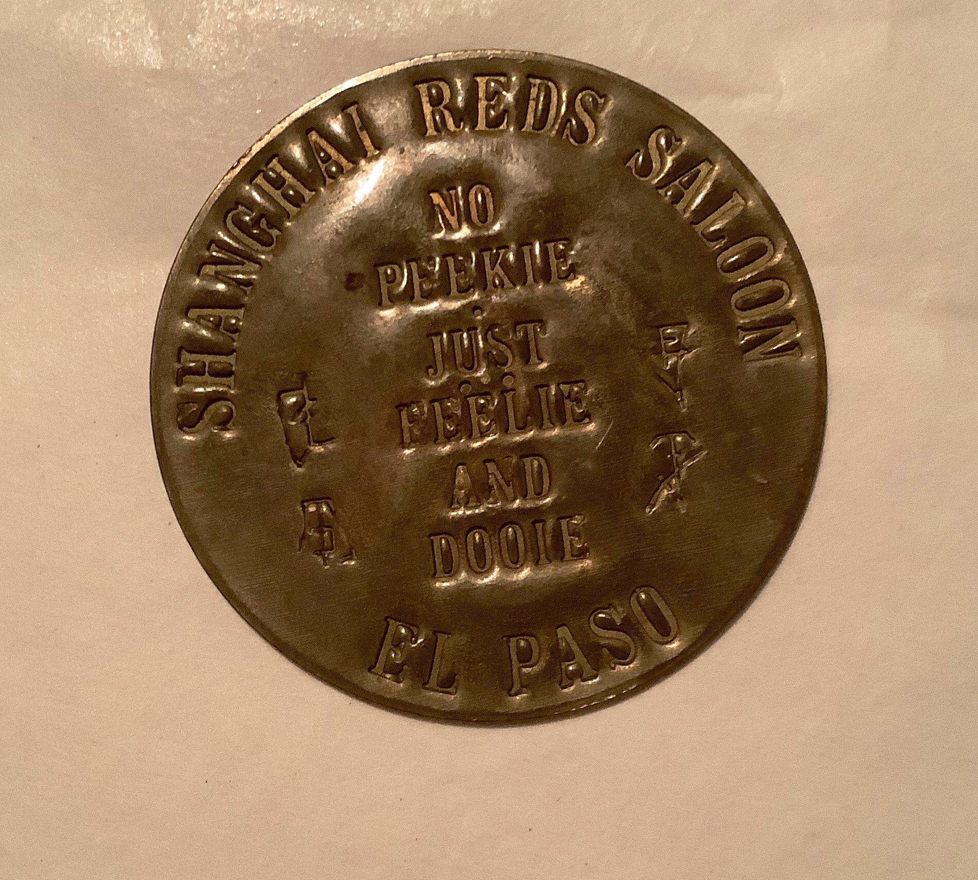 Vintage Shanghai Reds Saloon All Night no Peekie Just Feelie - Etsy