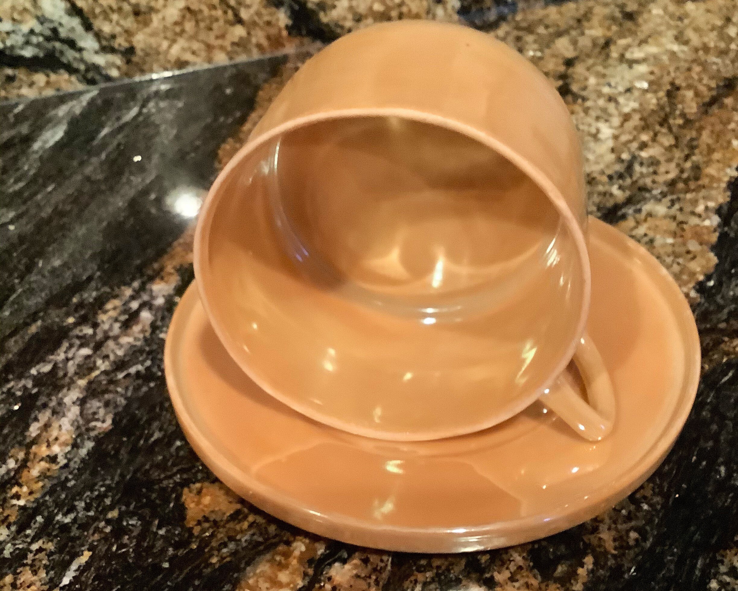 Vintage Set of 2 Lusterware Cup and Saucers - Etsy