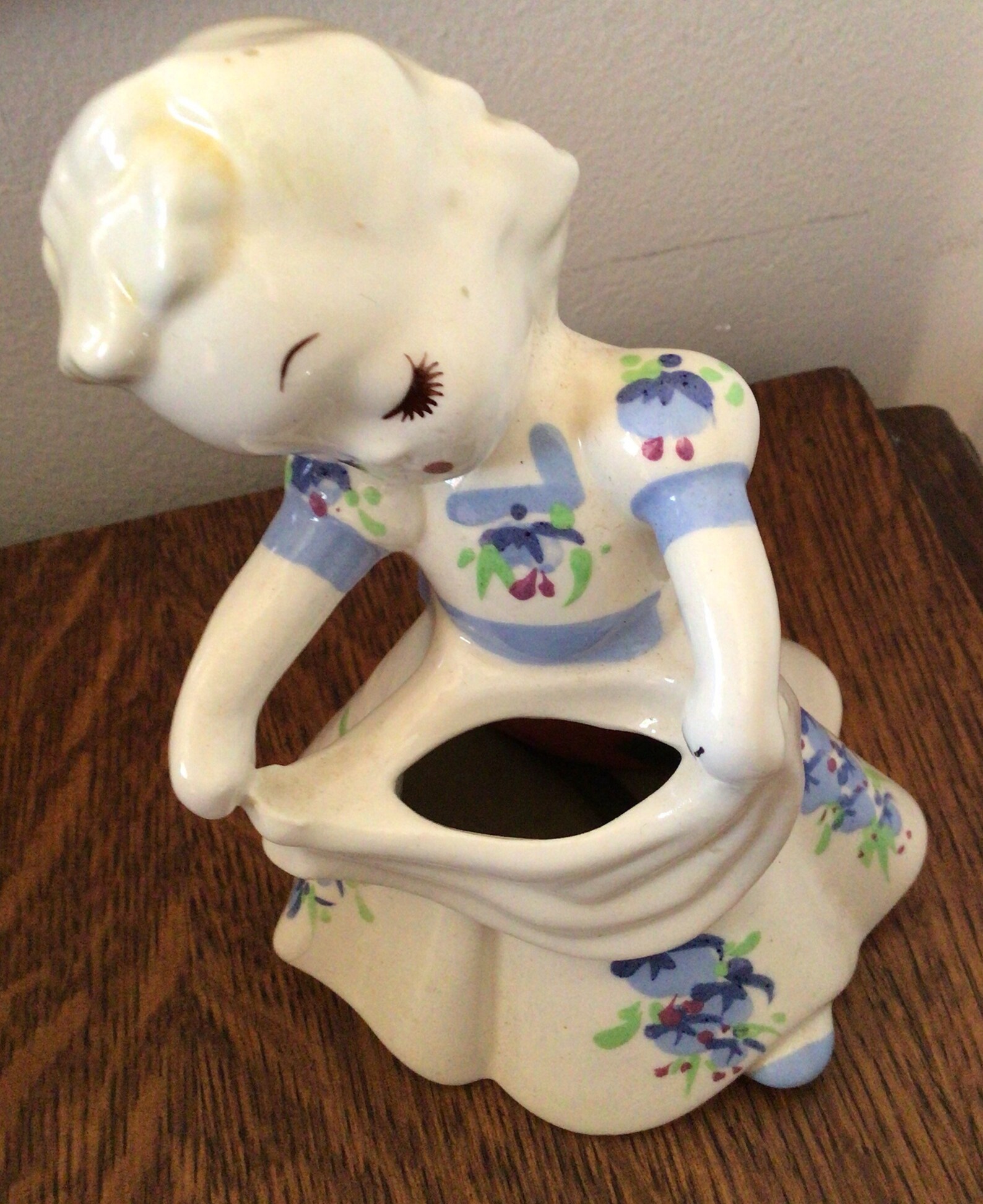 Vintage 1940s California Pottery Dee Lee Girl Figure Front - Etsy