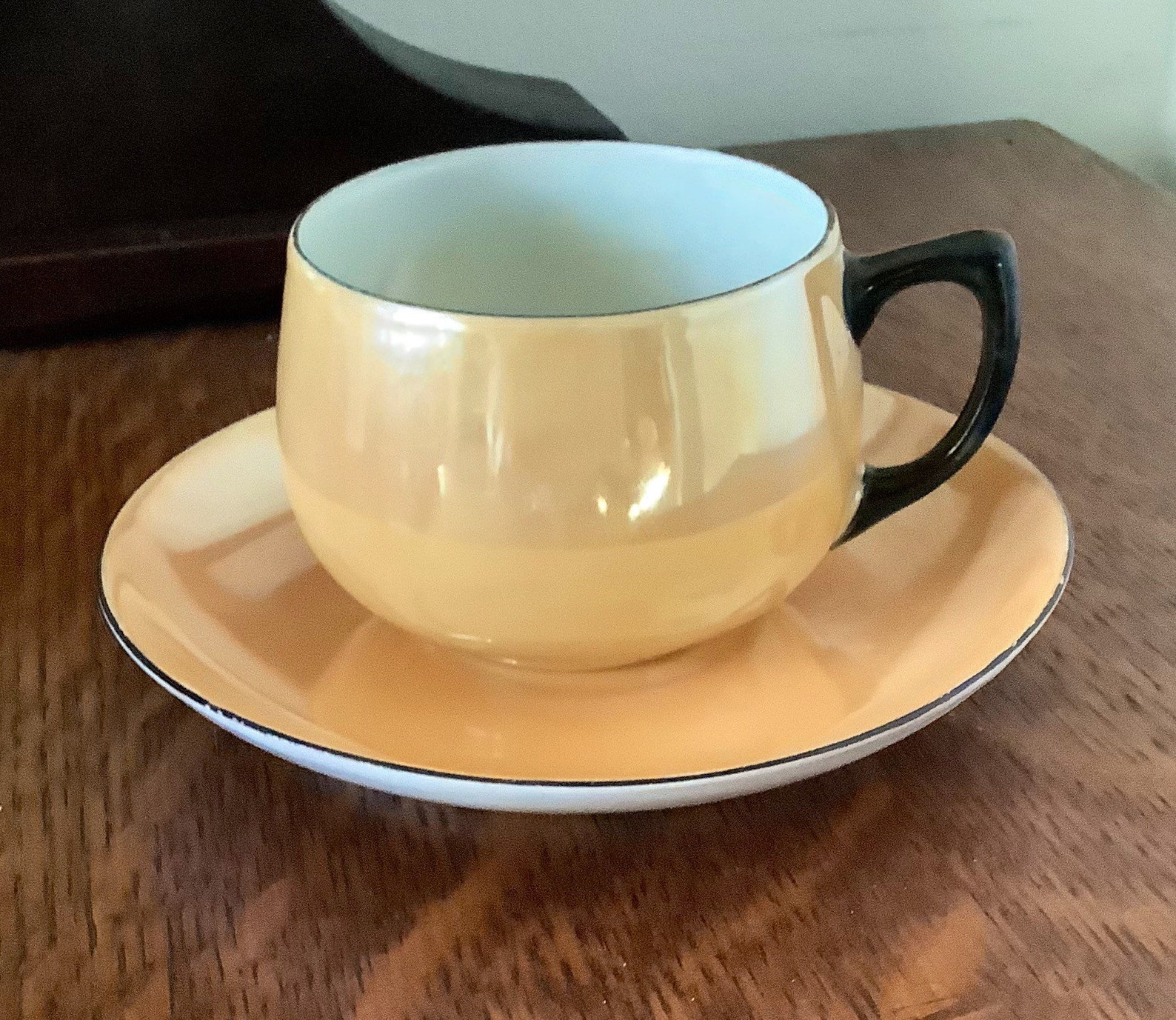 Vintage Chikaramachi Lusterware Teacup and Saucer Made in - Etsy