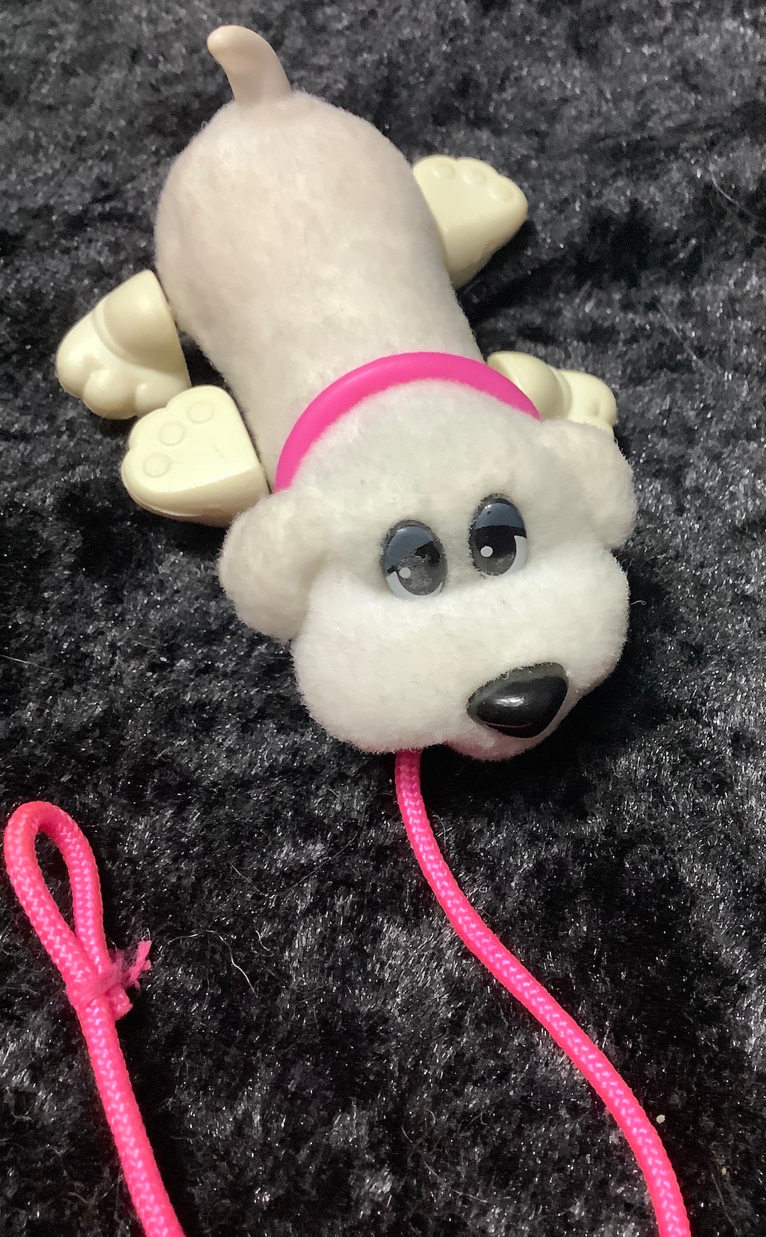 90s Vintage Walk and Wiggle Miniature Pound Puppy Pull Toy - Etsy