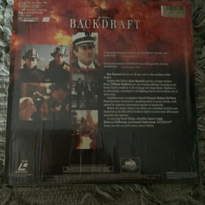 Backdraft 1991 Laserdisc Set Robert Deniro - Vintage Laserdisc Movies ...