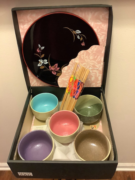 Vintage Ceramic Rice/ramon Bowl Dining Set - Etsy