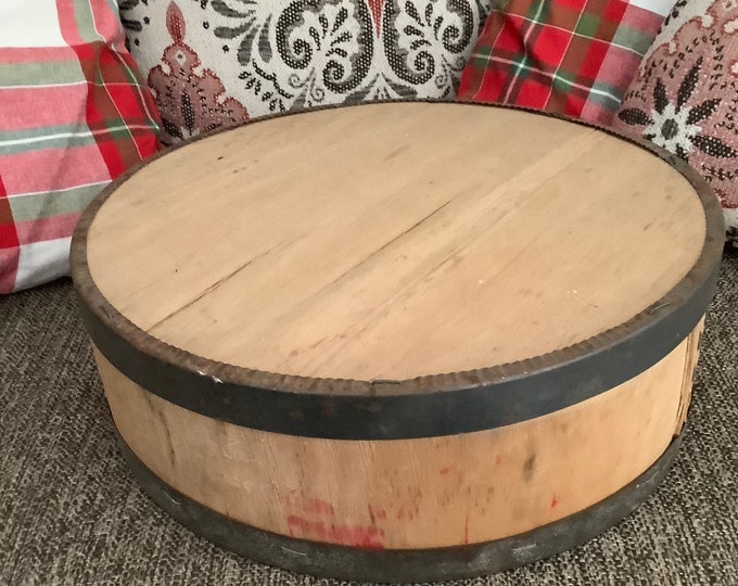 Large Rustic Bent Wood Vintage Cheese Box With Lid - Farmhouse - Etsy