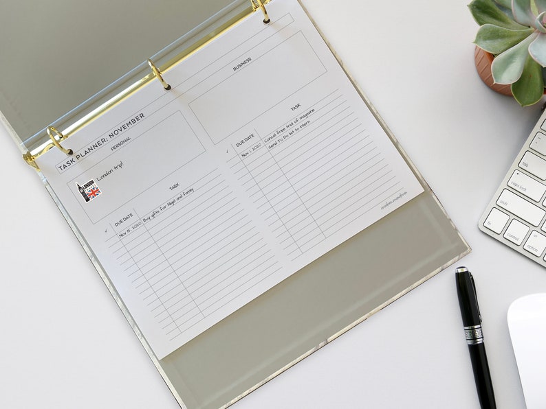 Printable Monthly Planner, Monthly to Do List, Planner for Work ...