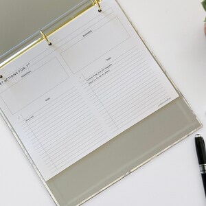 Printable Daily Tickler System, Daily Planner, Daily to Do List ...