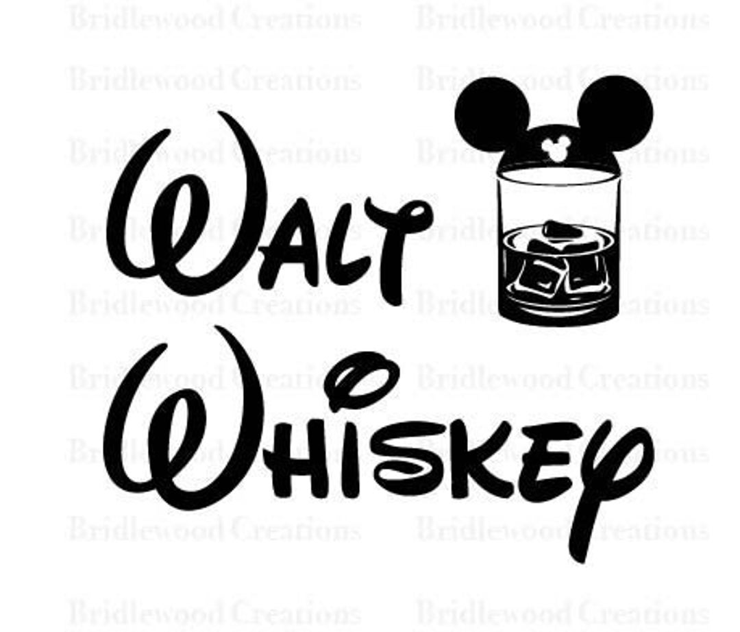 Walt Whiskey SVG File: Epcot Dad Shirt Design (digital Download) - Etsy