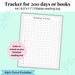 Printable Reading Tracker, Printable Reading Log, Fillable PDF ...