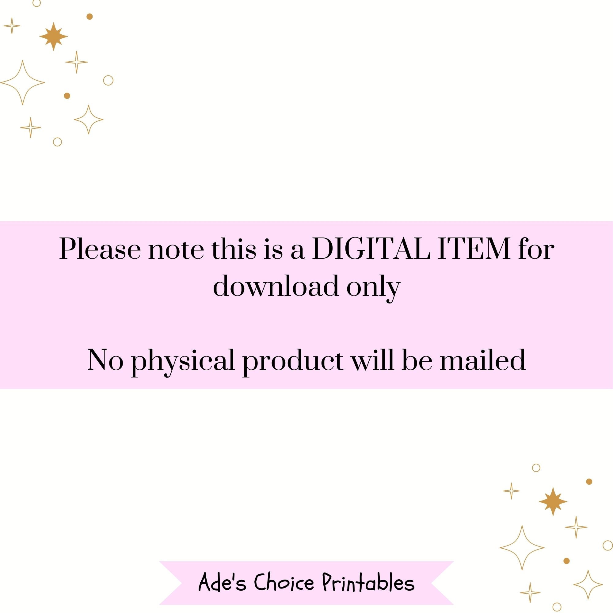 Undated Planner Printable, Monthly PDF, Planner Download, Single Page ...